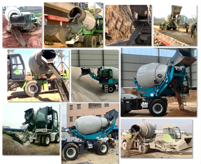 XDEM 1.2m3 Concrete Truck Mixer Self Loading 55kw 7300x1800x3450mm