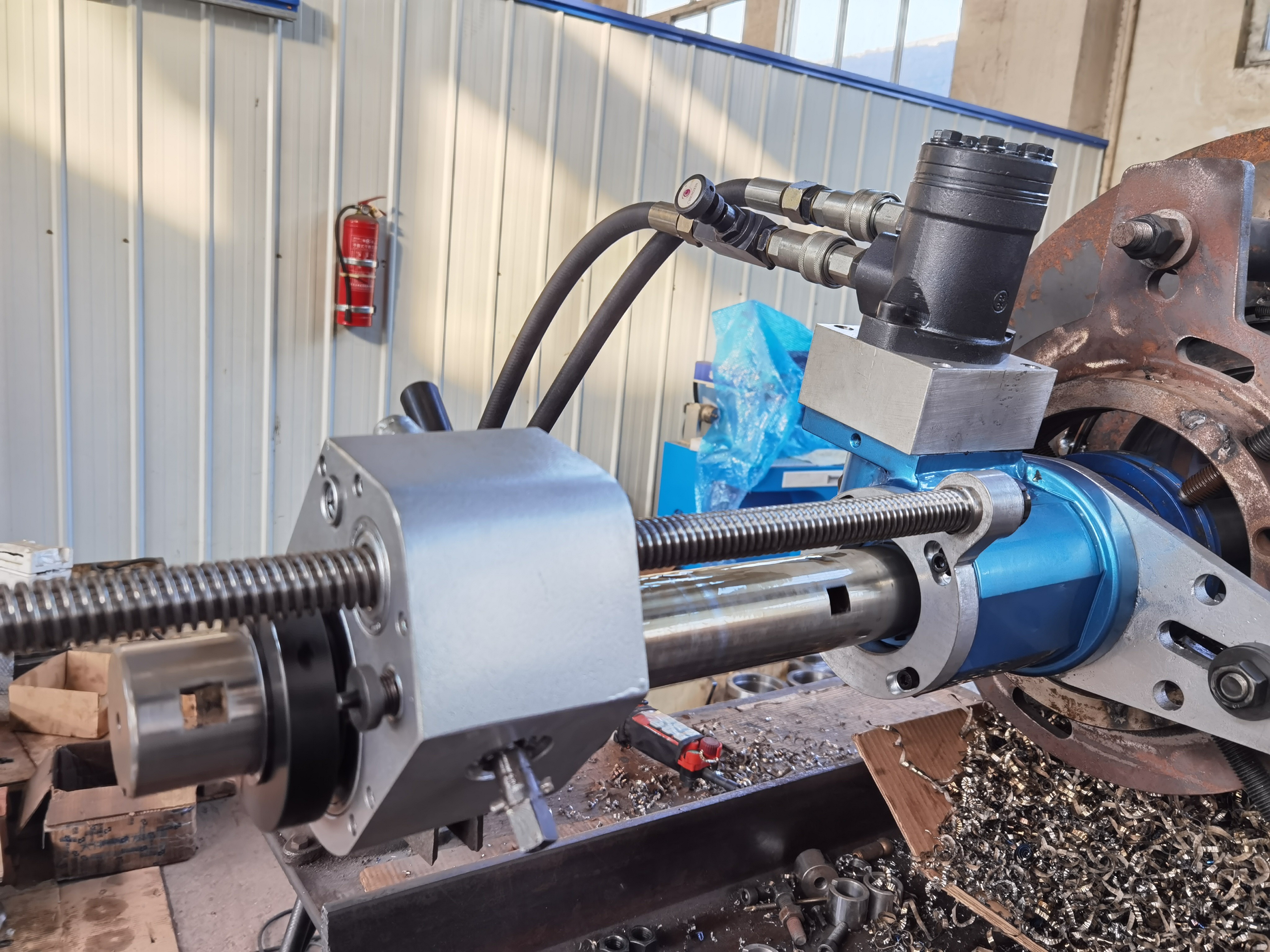 Ce 3kw Remote Control Hydraulic Line Boring Machine 95-800mm