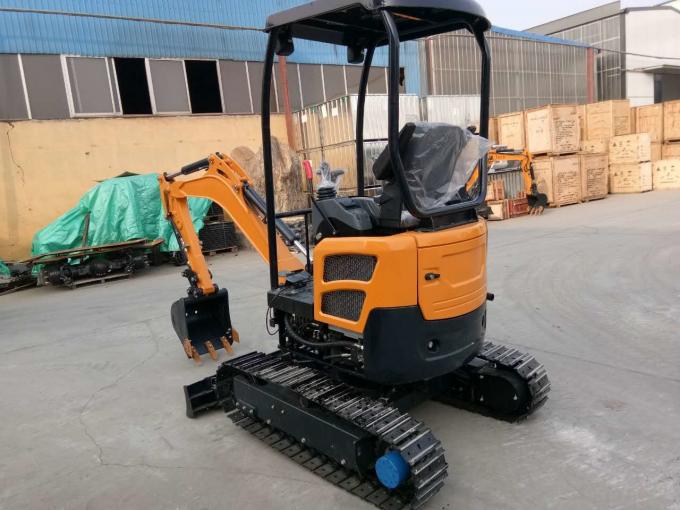 2000rmp 2 Ton Mini Excavator , 20hp Walk Behind Mini Excavator