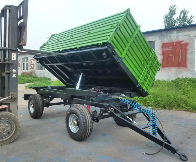 Tractor Mounted 60hp Hydraulic 5t Self Dumping Trailer Farm Tractor ...