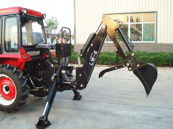 550kg Tractor Mounted Backhoe Diggers , 35hp Tractor Rear Digger